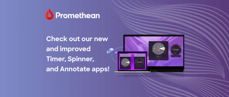 Timer, Spinner and Annotate app update – Promethean World